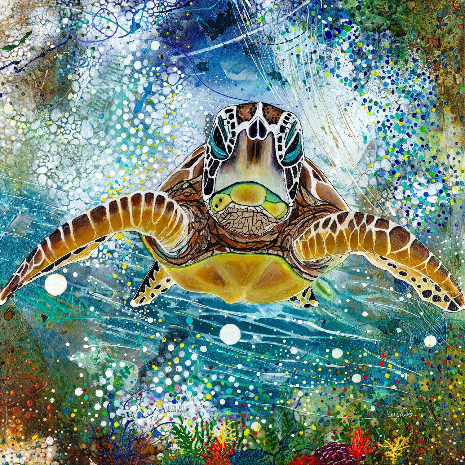 Turtle & Tide | Original Artwork